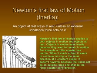 newton's law of motion | PPT