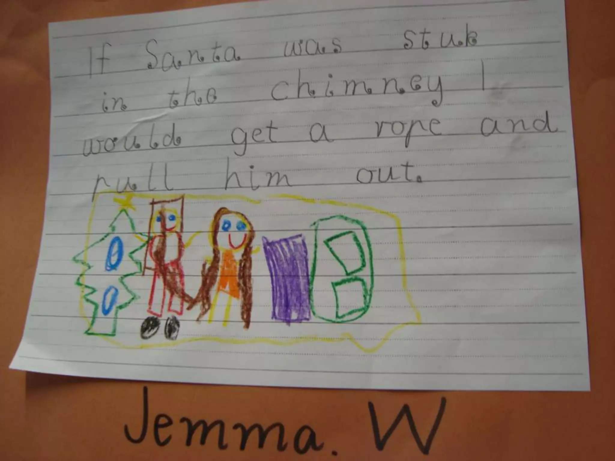 Santa Got Stuck in the Chimney! | PPTX