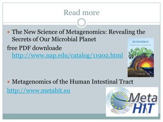 metagenomics | PPTX | Biotech and Biomedical Industry | Industries