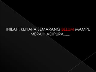 Presentasi Hukum Lingkungan Sampah dan Adipura Kota Semarang | PPTX