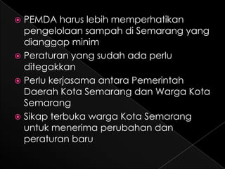 Presentasi Hukum Lingkungan Sampah dan Adipura Kota Semarang | PPTX
