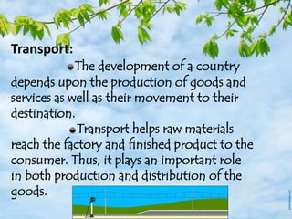 Transport and communication | PPTX
