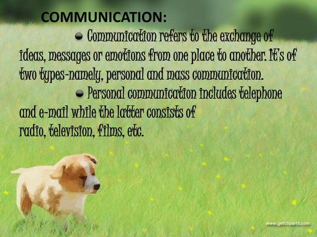 Transport and communication | PPTX