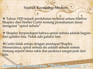 SEJARAH KOSMOLOGI | PPTX