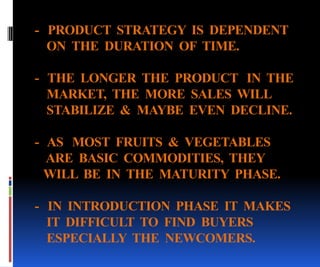 presentation on marketing of fruits , vegetables and flowers | PPTX