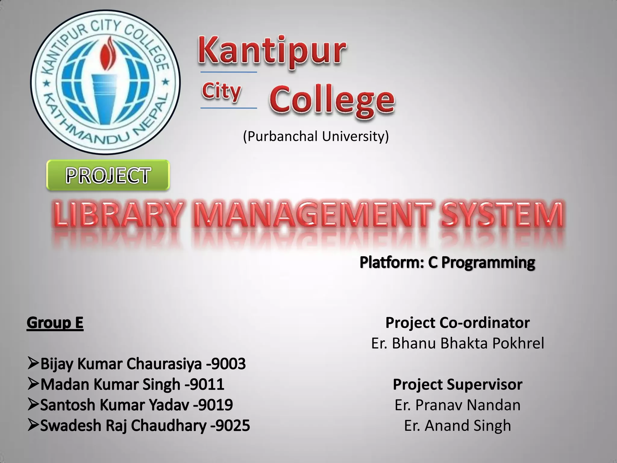 Library Management System | PPT