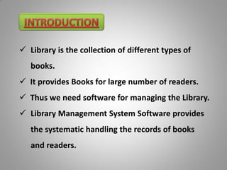 Library Management System | PPT