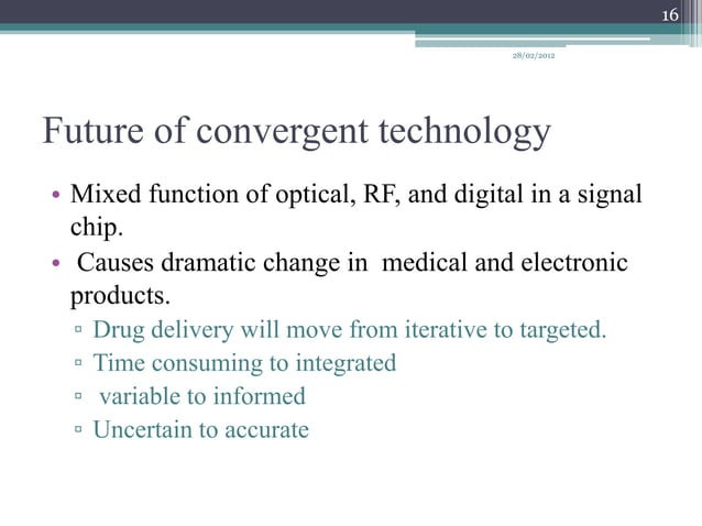 Convergent technology | PDF
