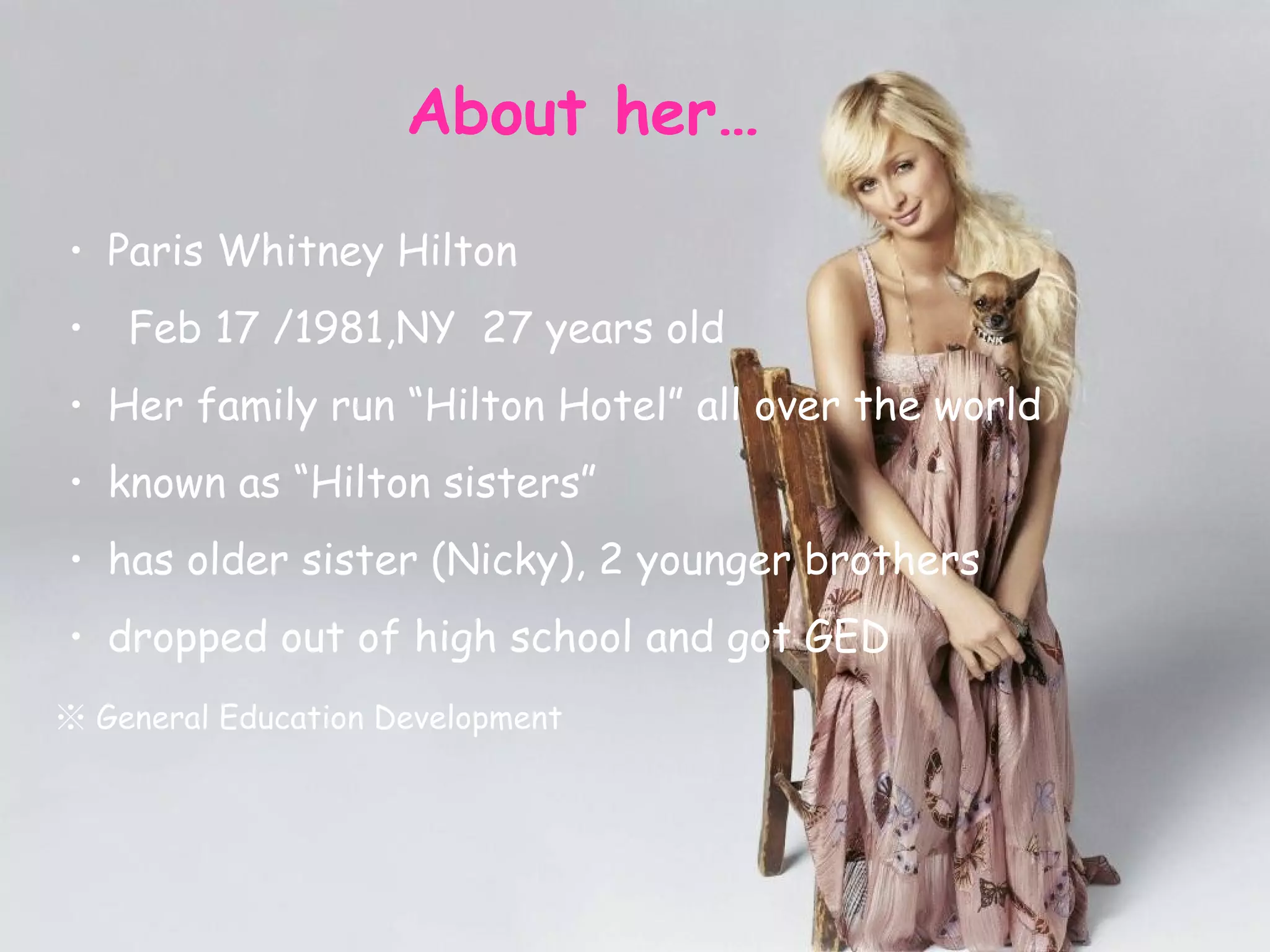 *Paris Hilton* | PPT