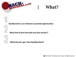 back-benchers | PPT