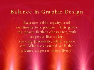 Balance in Graphic Design | PPT