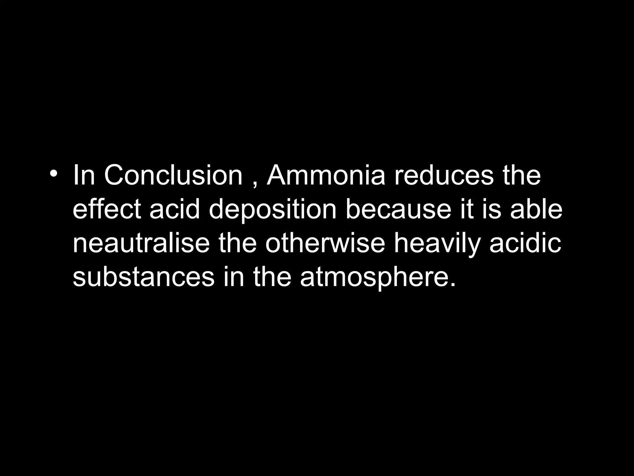 Ammonia | PPT