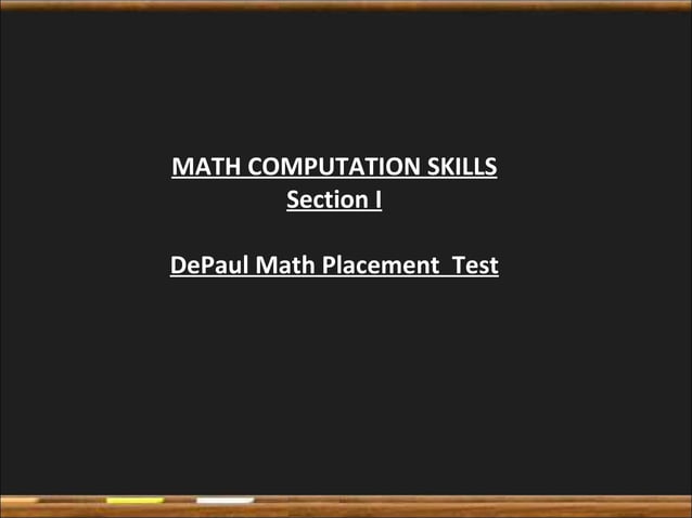 Computational skills | PPT