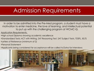 Weill Cornell Medical College in Qatar | PPT