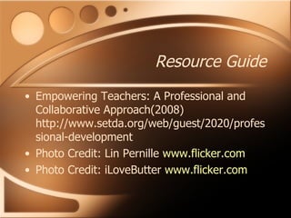 Professional Development in Education | PPT