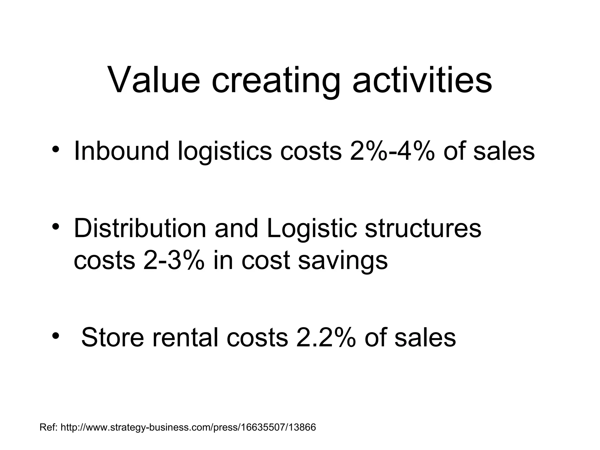 WalMart Value chain | PPT