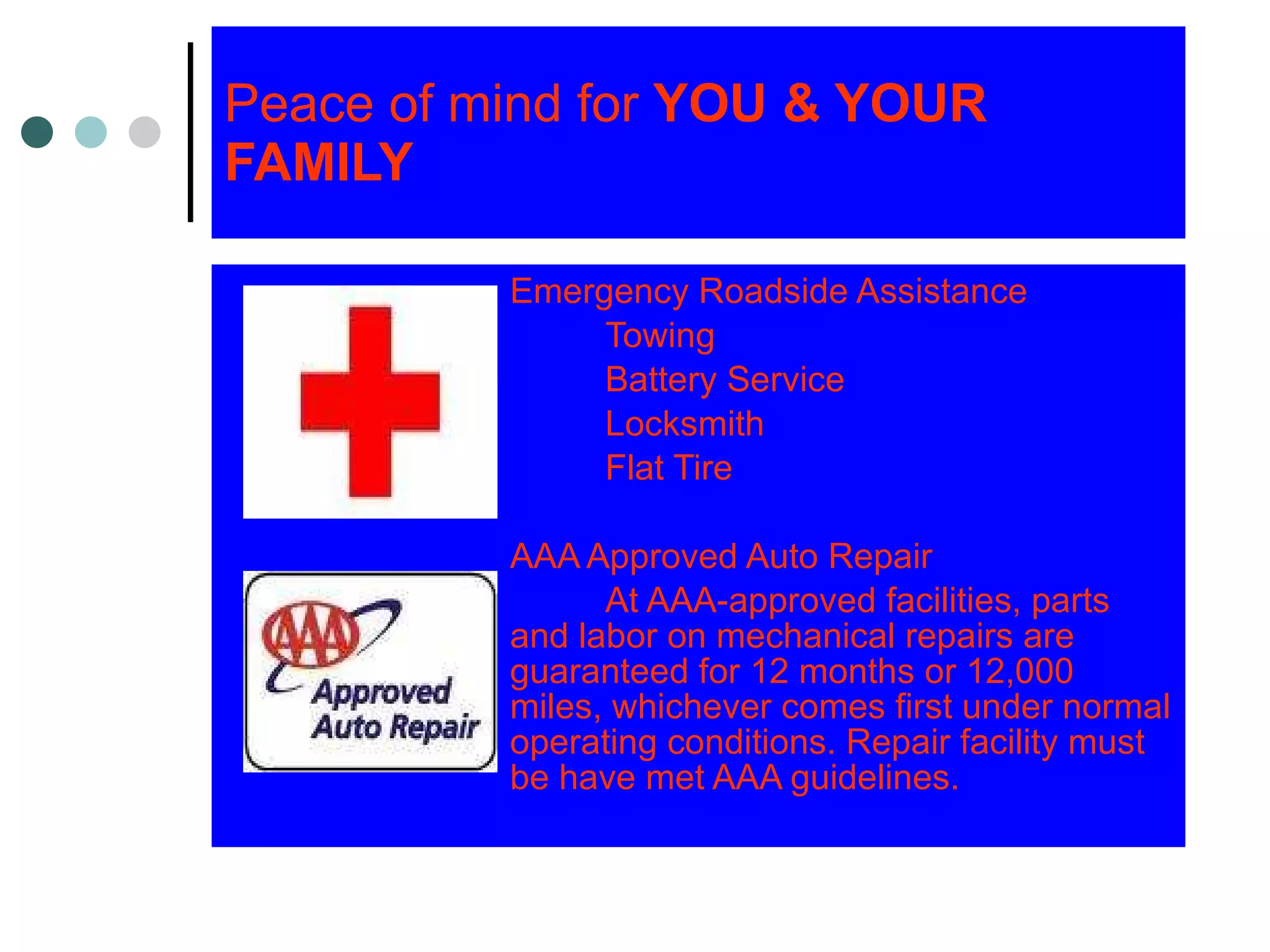 AAA Member Benefits | PPT