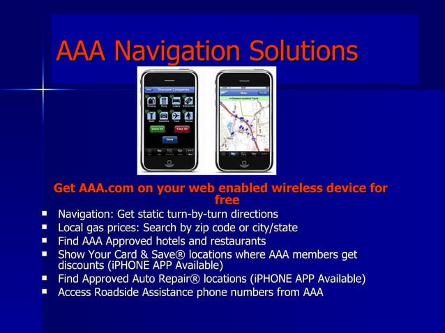 AAA Member Benefits | PPT