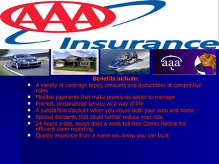 AAA Member Benefits | PPT