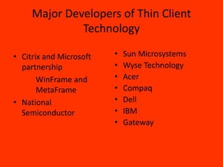 ThinClient | PPT
