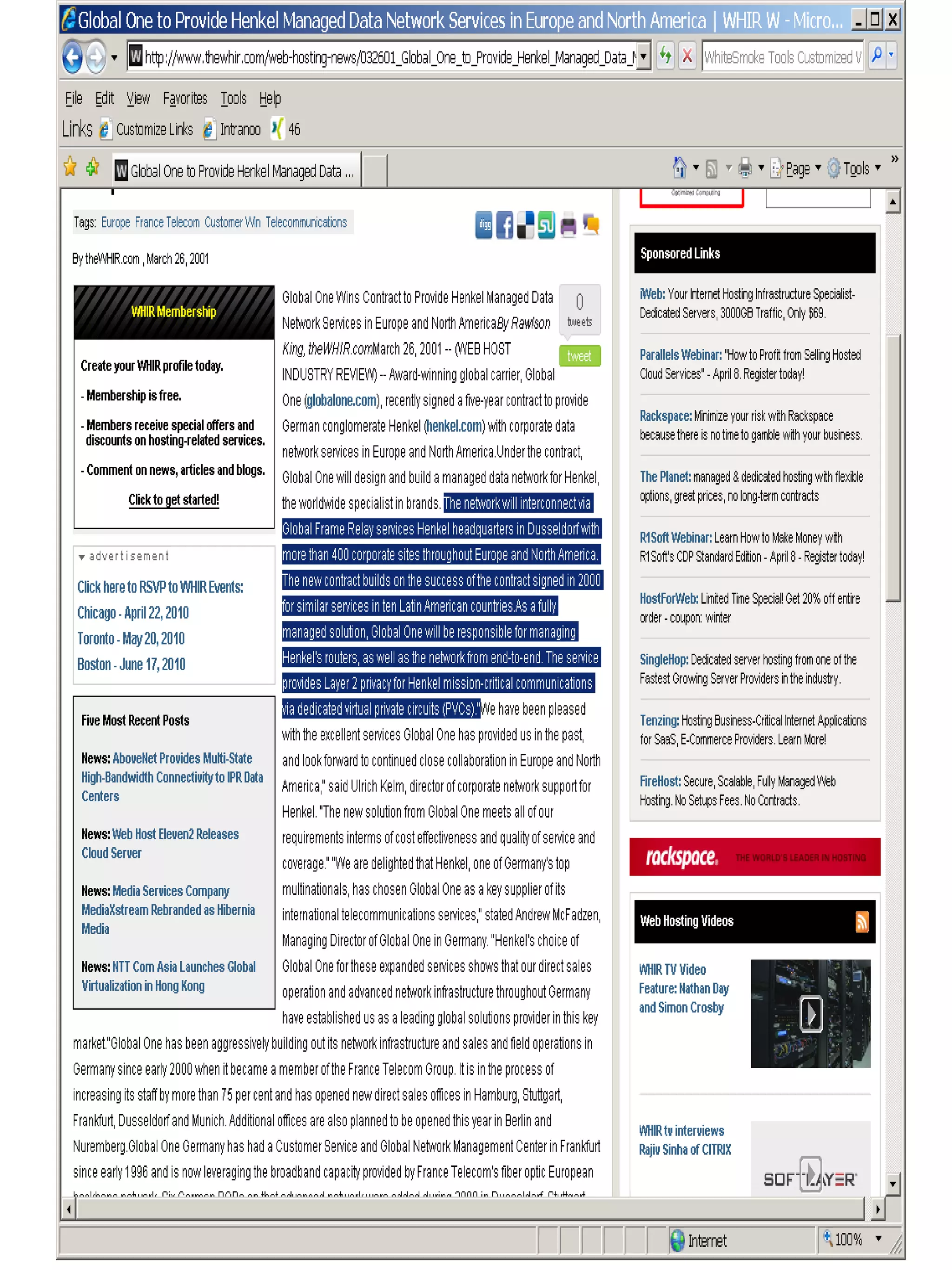 Projects press clipping | PPT
