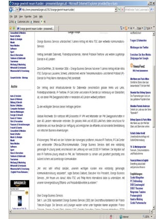 Projects press clipping | PDF