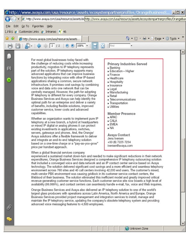 Projects press clipping | PDF