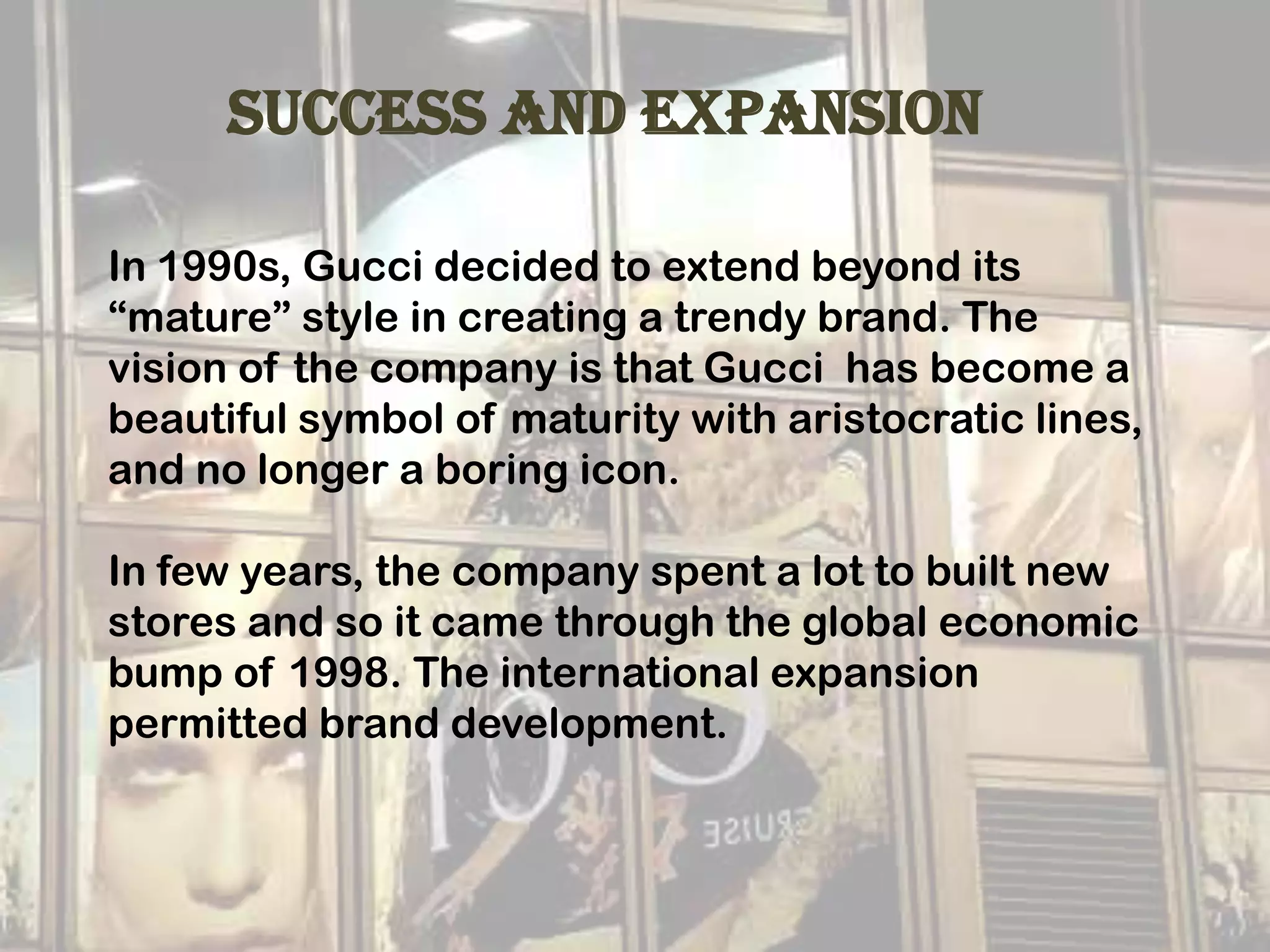 GUCCI Brand Analysis | PPTX