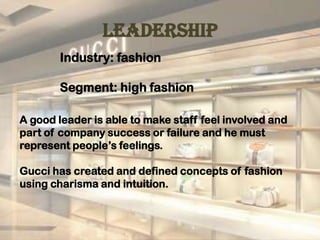 GUCCI Brand Analysis | PPTX