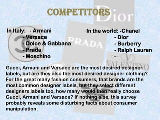 GUCCI Brand Analysis | PPTX