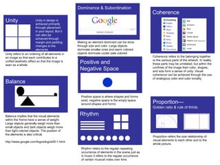 Elements of Visual Design | PPT