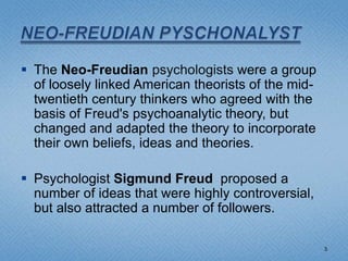 Psychology theories | PPTX