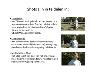 Presentatie camerastandpunten/technieken | PPT