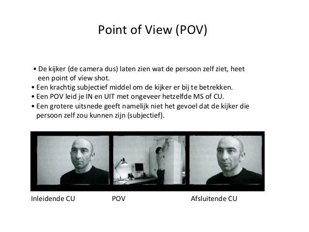 Presentatie camerastandpunten/technieken