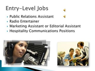 Careers in Communications | PPTX