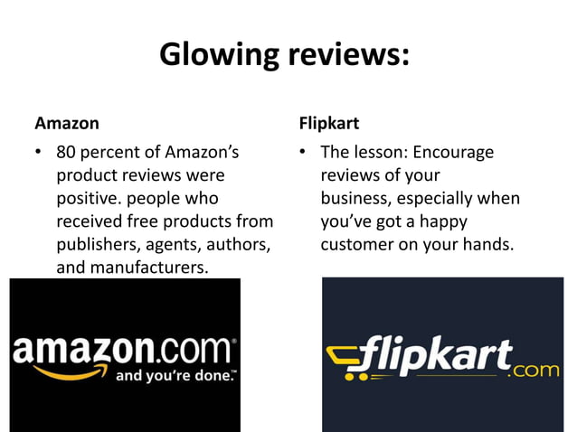 Flipkart vs Amazon | PPTX