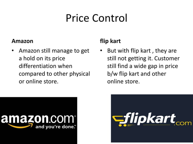Flipkart vs Amazon | PPTX