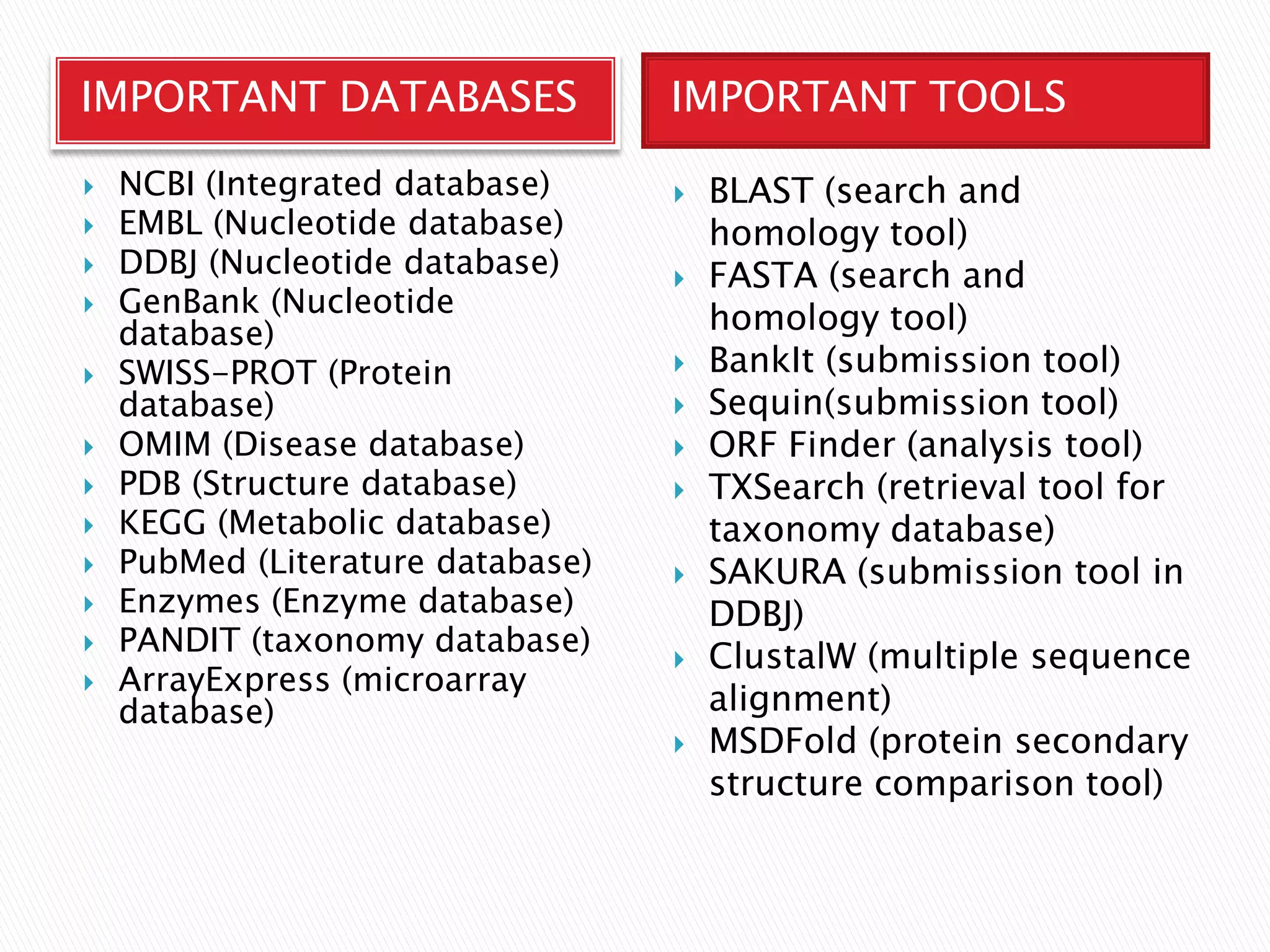 blast bioinformatics | PPTX
