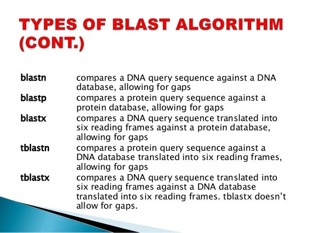 Blast Bioinformatics