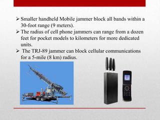 Mobile jammer | PPTX
