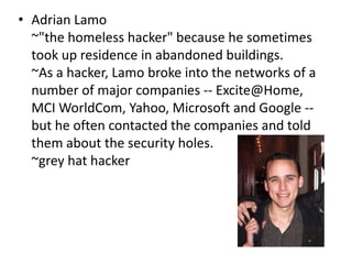 Hacking (cs192 report ) | PPTX | Information and Network Security ...