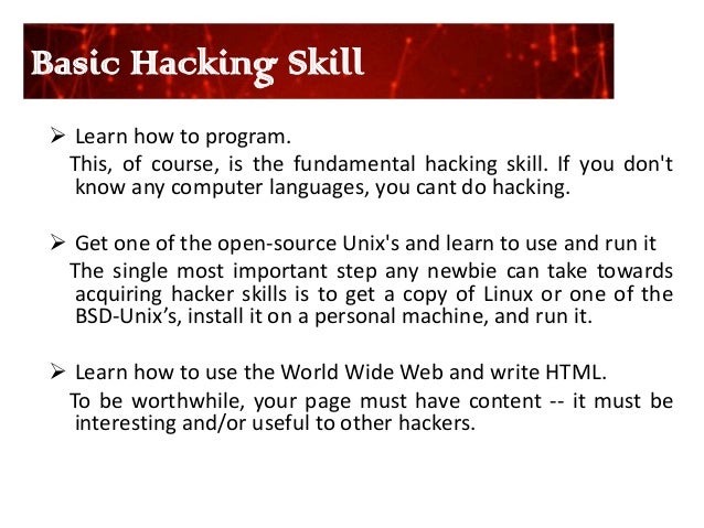 Hacking (cs192 report )