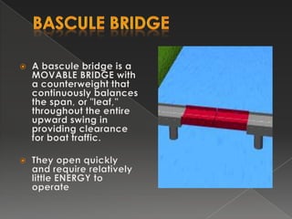 TYPES OF MOVING BRIDGES PPT | PPSX