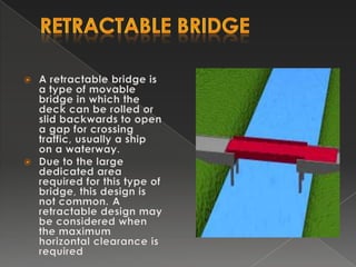 TYPES OF MOVING BRIDGES PPT | PPSX