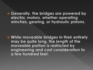 TYPES OF MOVING BRIDGES PPT | PPSX