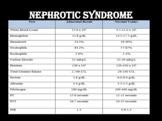 Nephrotic syndrome and glomerulonephritis | PPTX