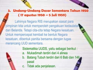 DASAR NEGARA DAN KONSTITUSI | PPTX