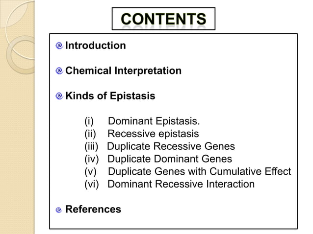 Epistasis | PPTX | Genetics | Science