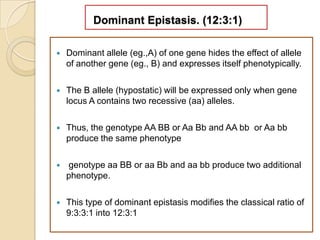 Epistasis Definition