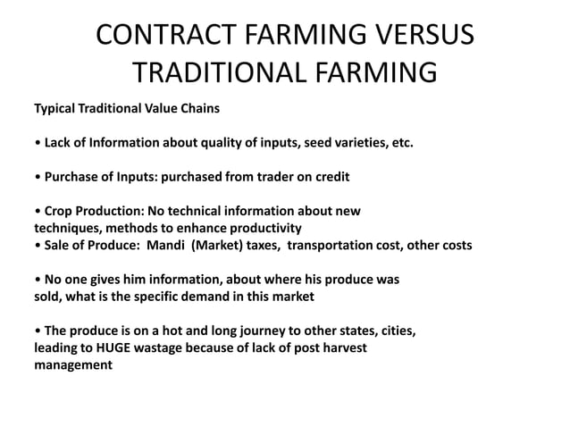 Contract Farming | PPT